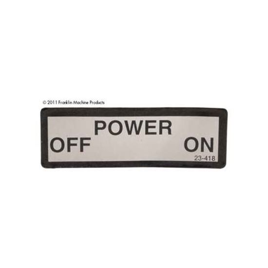 Decal,toggle Switch for Ultrafryer Part# 23418. Restaurant Equipment ...