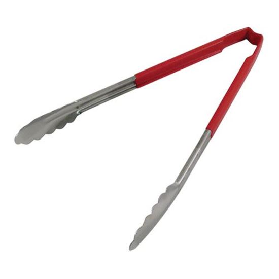 Tong Ss 12" Grip Red. Restaurant Equipment & Foodservice Parts - PartsFPS