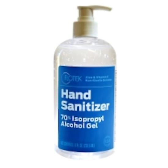 Hand Sanitizer,8Oz Btl, Pump Top,70% Iso Alc Gel for AllPoints Part# 8015324. Restaurant ...