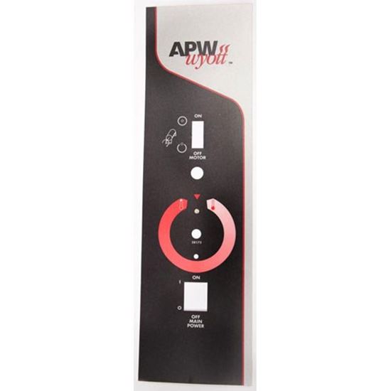 Control Plate Label M-95-2 for APW Part# 2M-58173. Restaurant Equipment ...