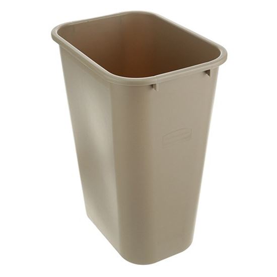 10 Gal Trash Can Beige for Rubbermaid Part# FG295700BEIG. Restaurant ...