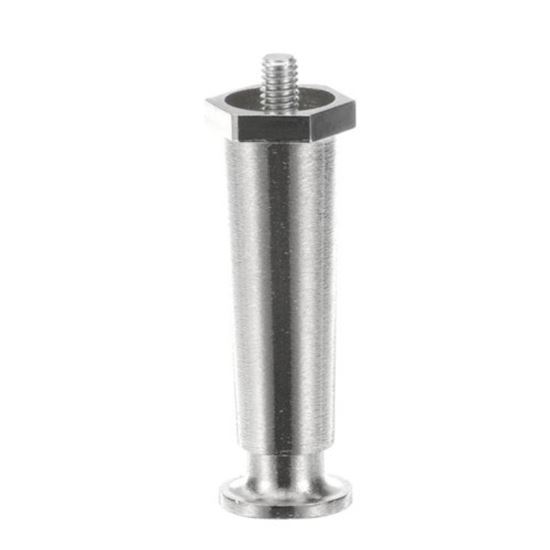 Leg, Hex-Style Foot 4" Tall, 3/8"-16 Thread for Star Mfg Part# -2A ...