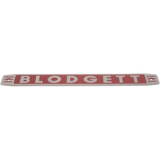 Name Plate for Blodgett Part# BL11255. Restaurant Equipment ...